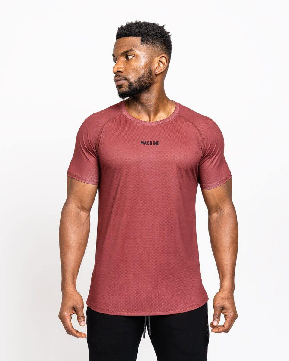 Activ-Mesh™ Agile T-Shirt (Burnt Henna) – Machine Fitness